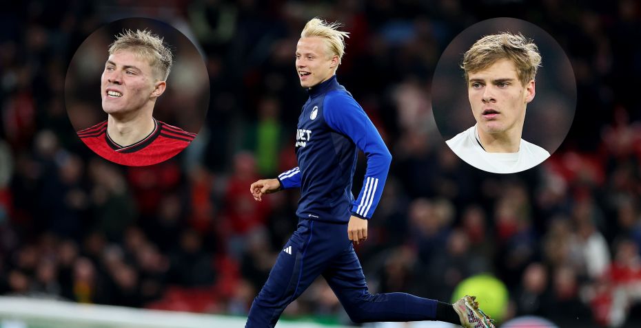 Lillebror Højlund holder med United-rival: Familiens sorte får