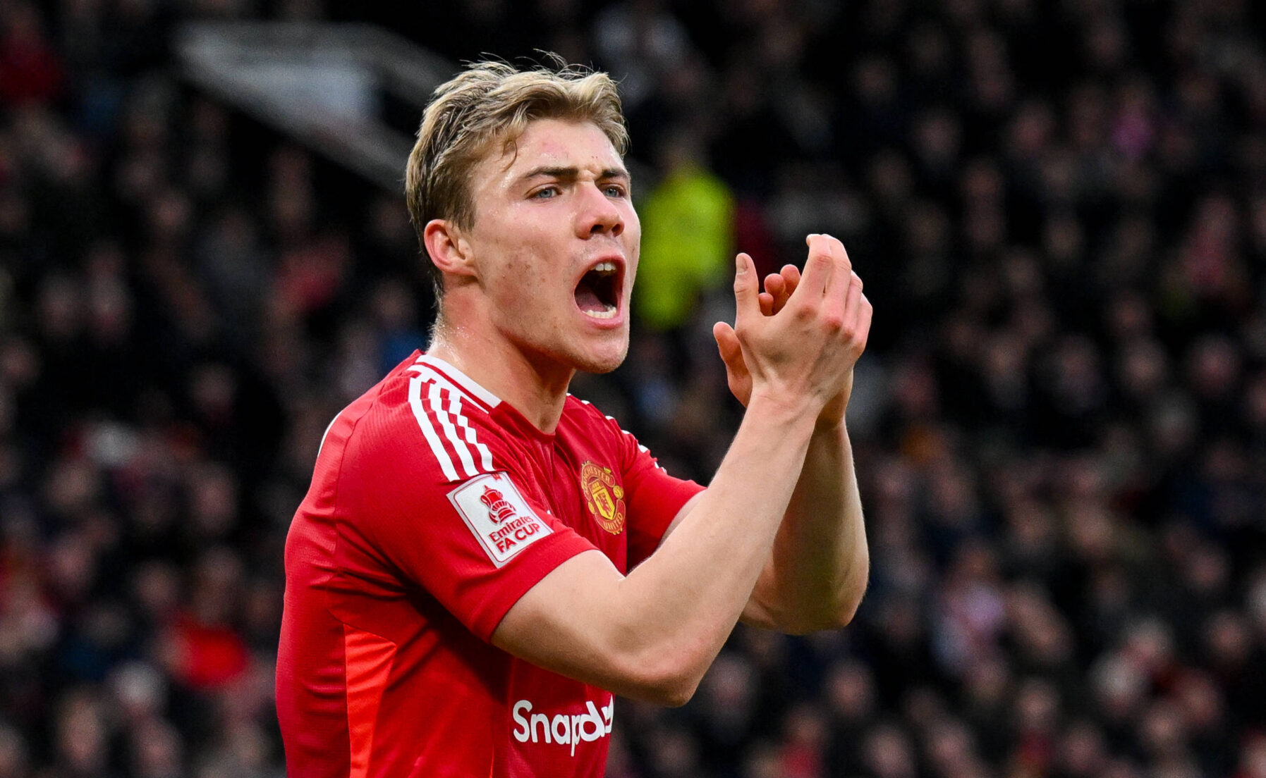 Rasmus Højlund igen i uheldigt fokus