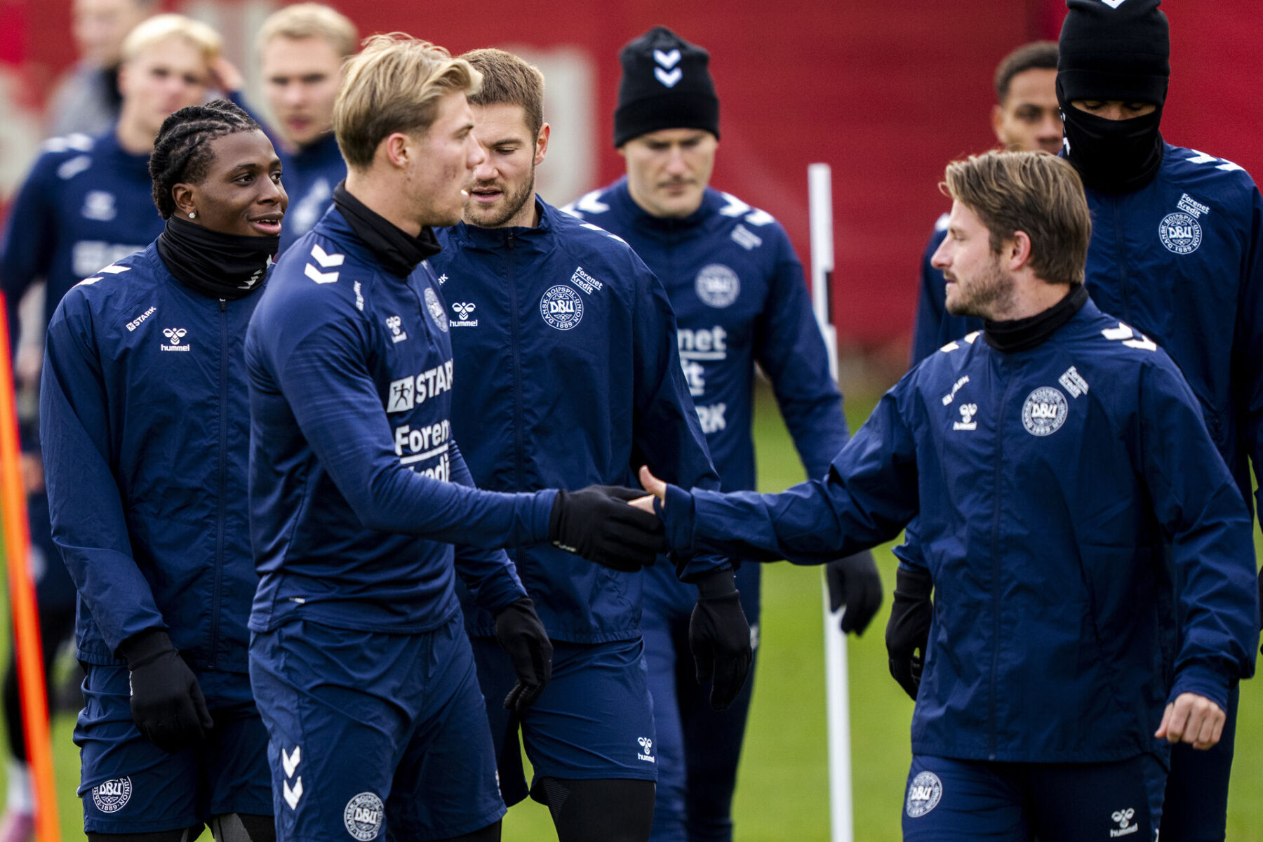 Danmark ramt af chok før kampen mod Skotland